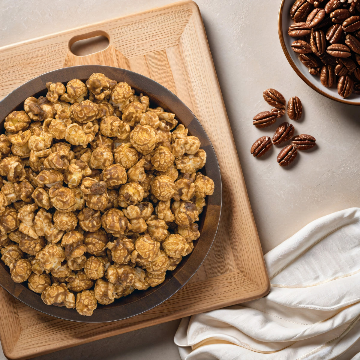 Large Gourmet Caramel Pecan Popcorn Bag – Signature Popcorn