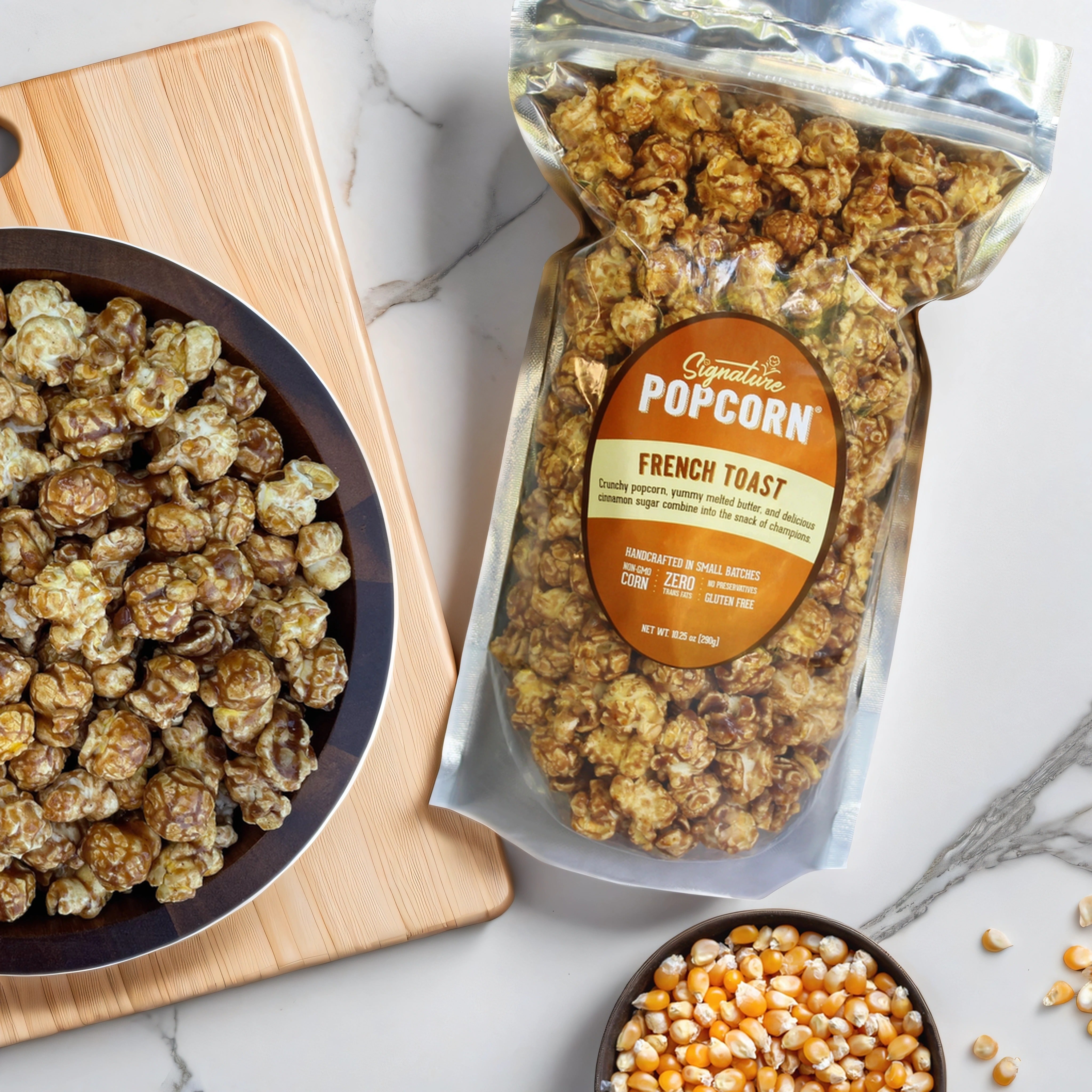 Large Gourmet French Toast Popcorn Bag – Signature Popcorn