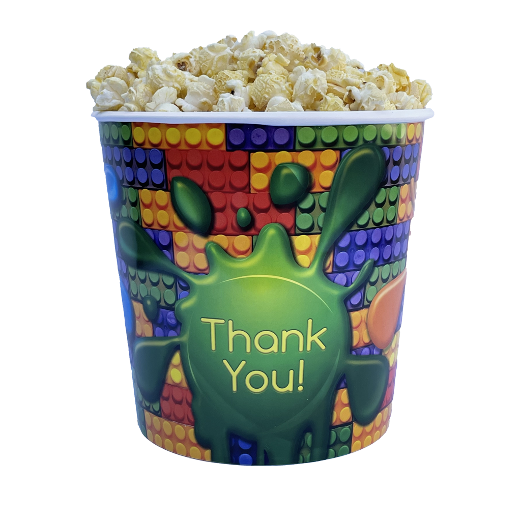 Lego Thank You 1-Gallon Popcorn Bucket – Signature Popcorn