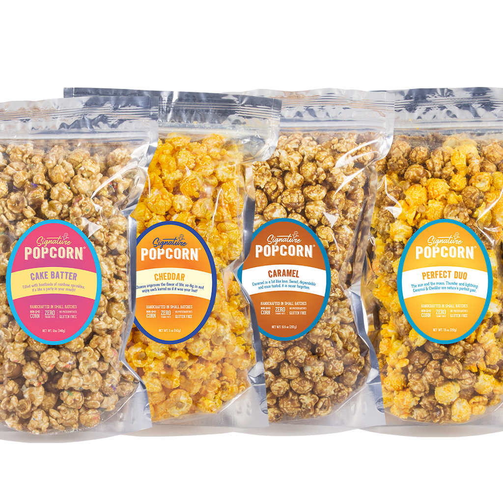 Large Resealable Bags (4-Pack) – Signature Popcorn