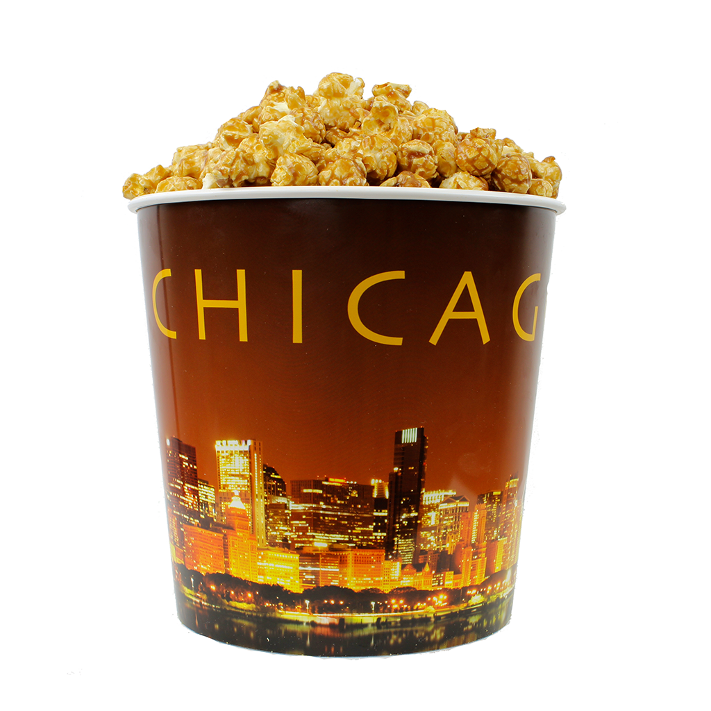 Chicago Gold 1-Gallon Popcorn Bucket – Signature Popcorn